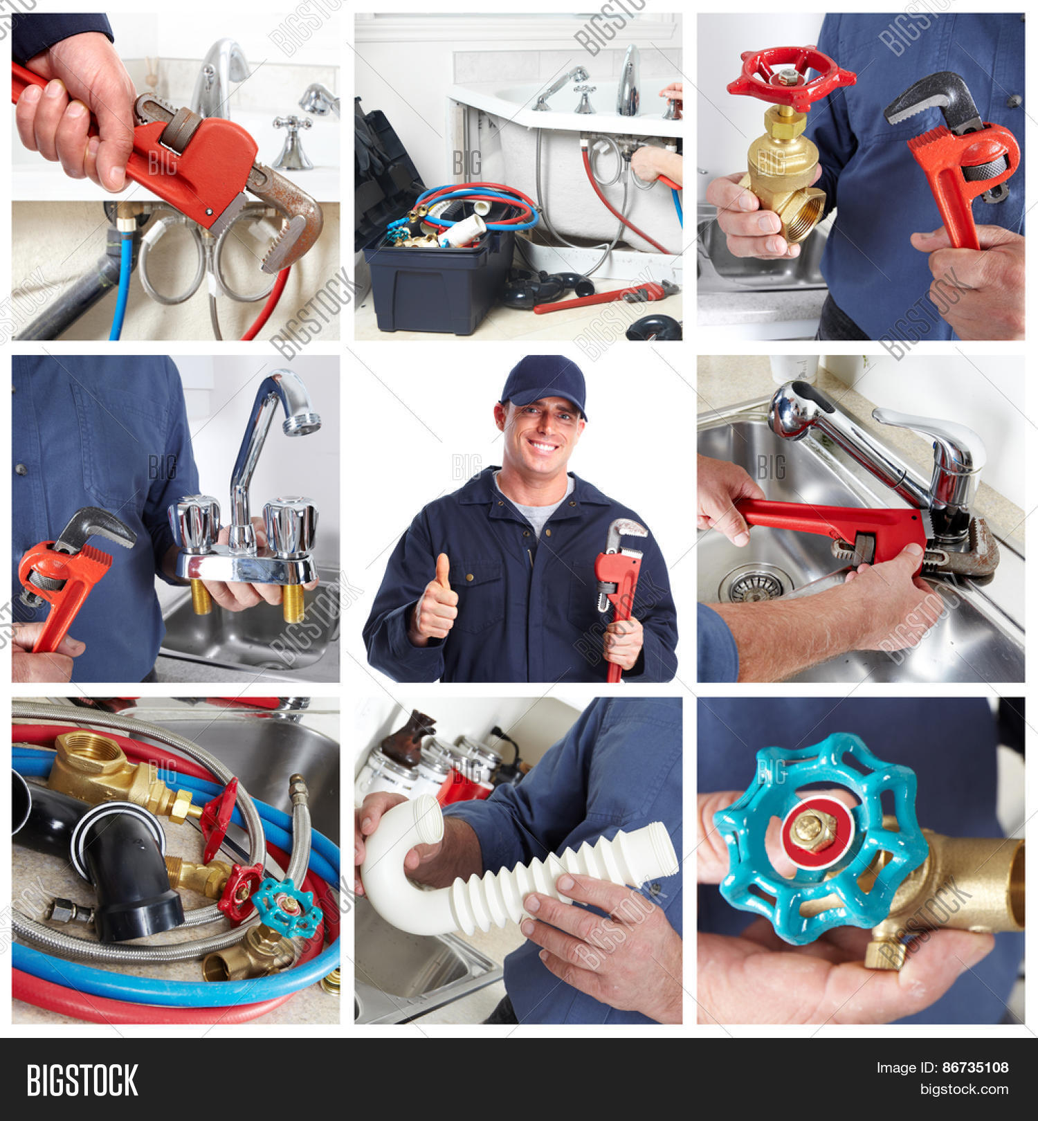 Plumber Man Tools Image & Photo (Free Trial) | Bigstock