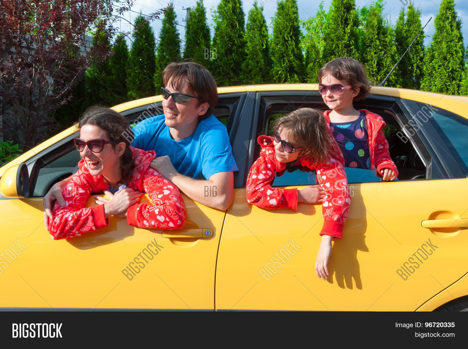 Family Car Trip On Image & Photo (Free Trial) | Bigstock