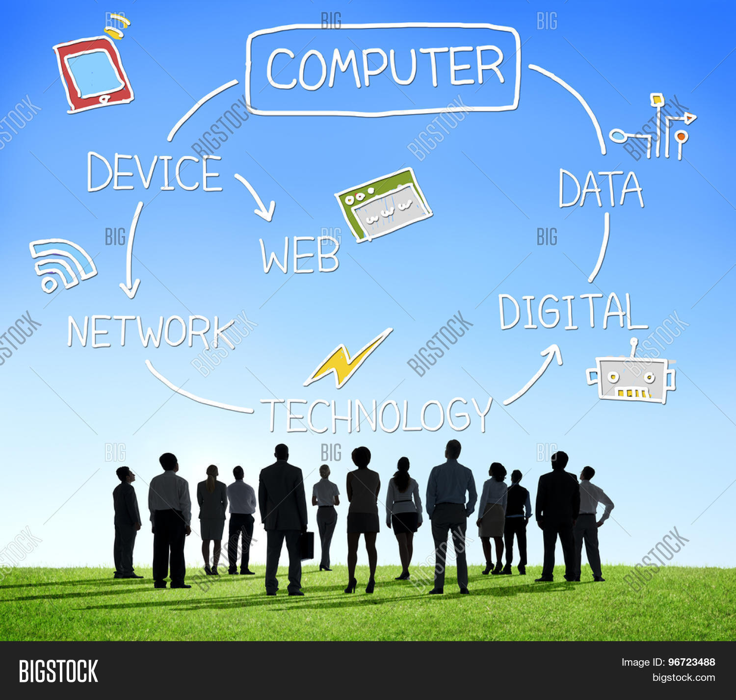 Computer Global Image & Photo (Free Trial) | Bigstock