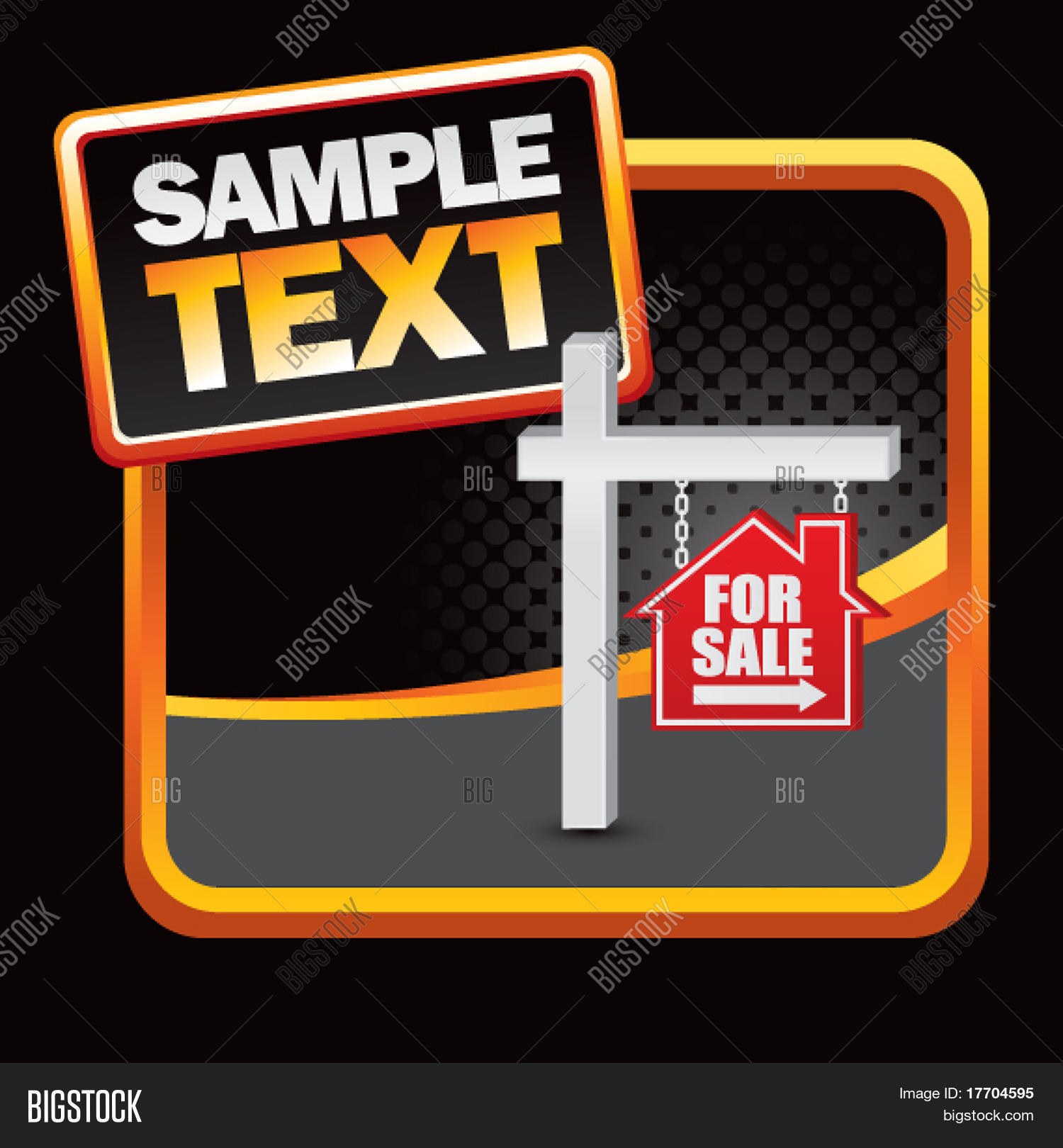 Home Sale Sign On Vector & Photo (Free Trial) | Bigstock