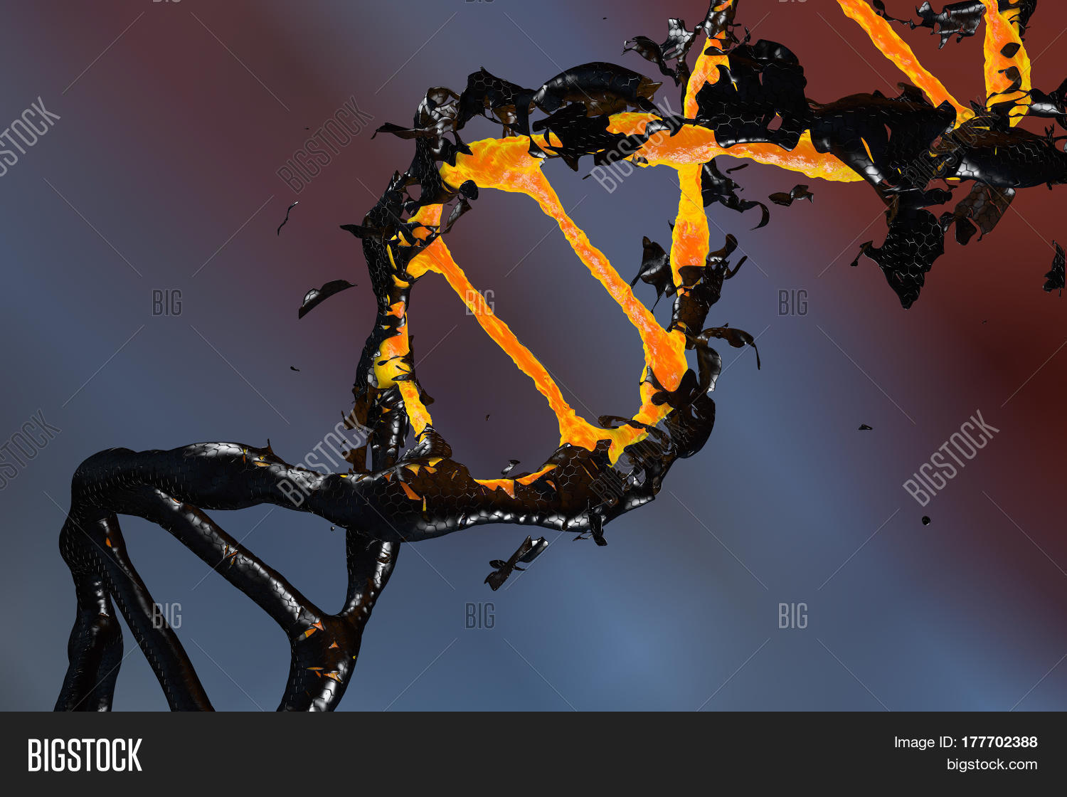 3d DNA Molecule Image & Photo (Free Trial) | Bigstock