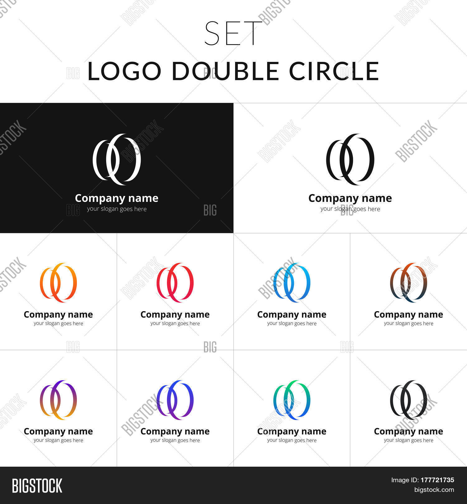 Circle Logo Vector Vector & Photo (Free Trial) | Bigstock