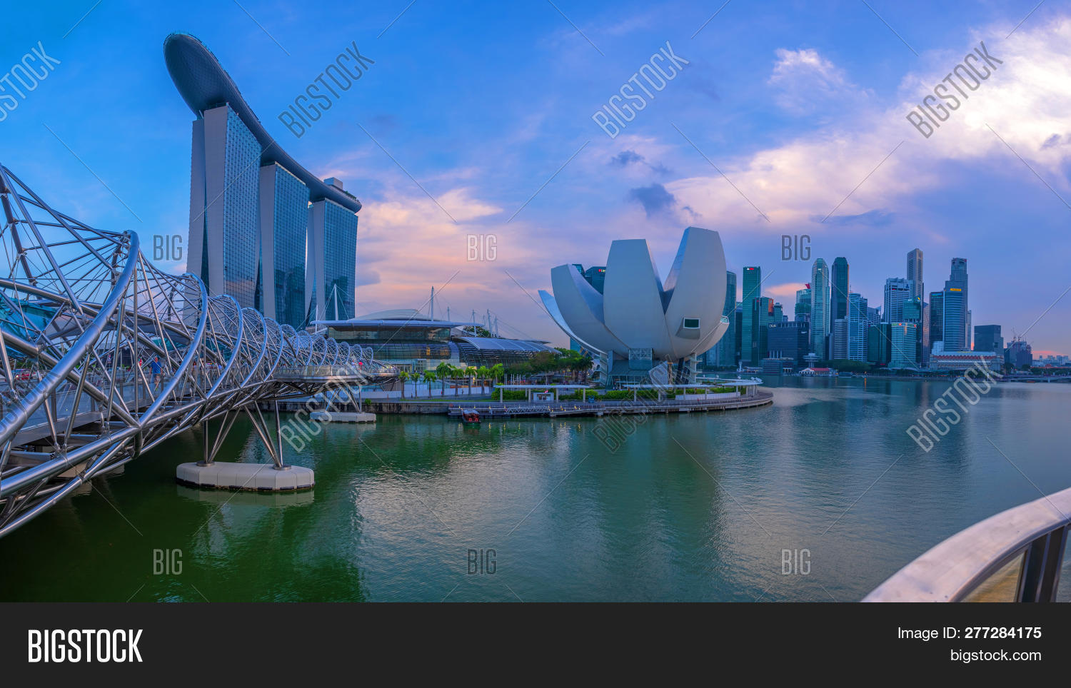 Helix Bridge Top View