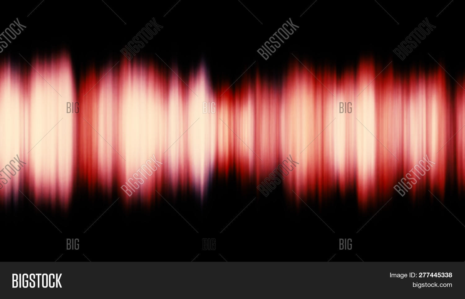 Red Sound Wave Audio Image & Photo (Free Trial) | Bigstock