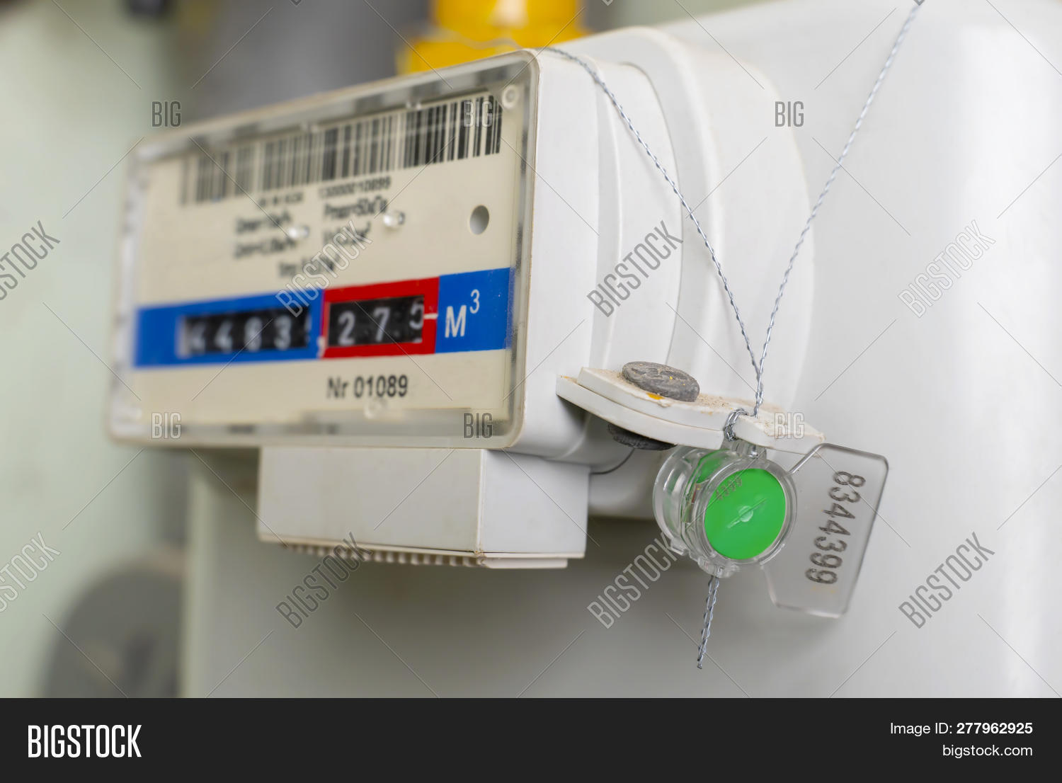 Sealed Gas Meter Hangs Image & Photo (Free Trial) | Bigstock