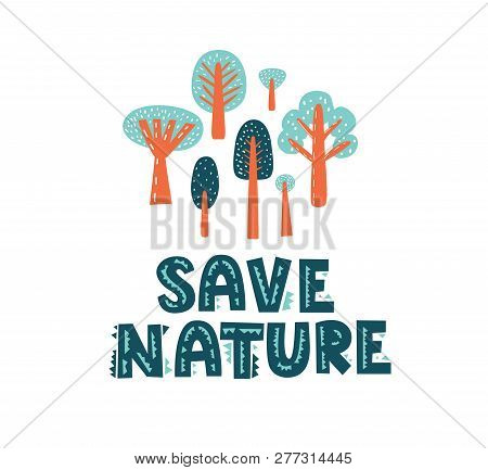 Save Nature Vector Vector & Photo (Free Trial) | Bigstock