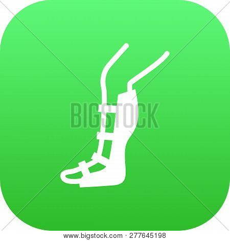 Isolated Broken Leg Vector & Photo (Free Trial) | Bigstock