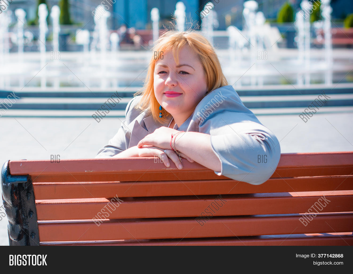 Happy Overweight Woman Image & Photo (Free Trial) | Bigstock