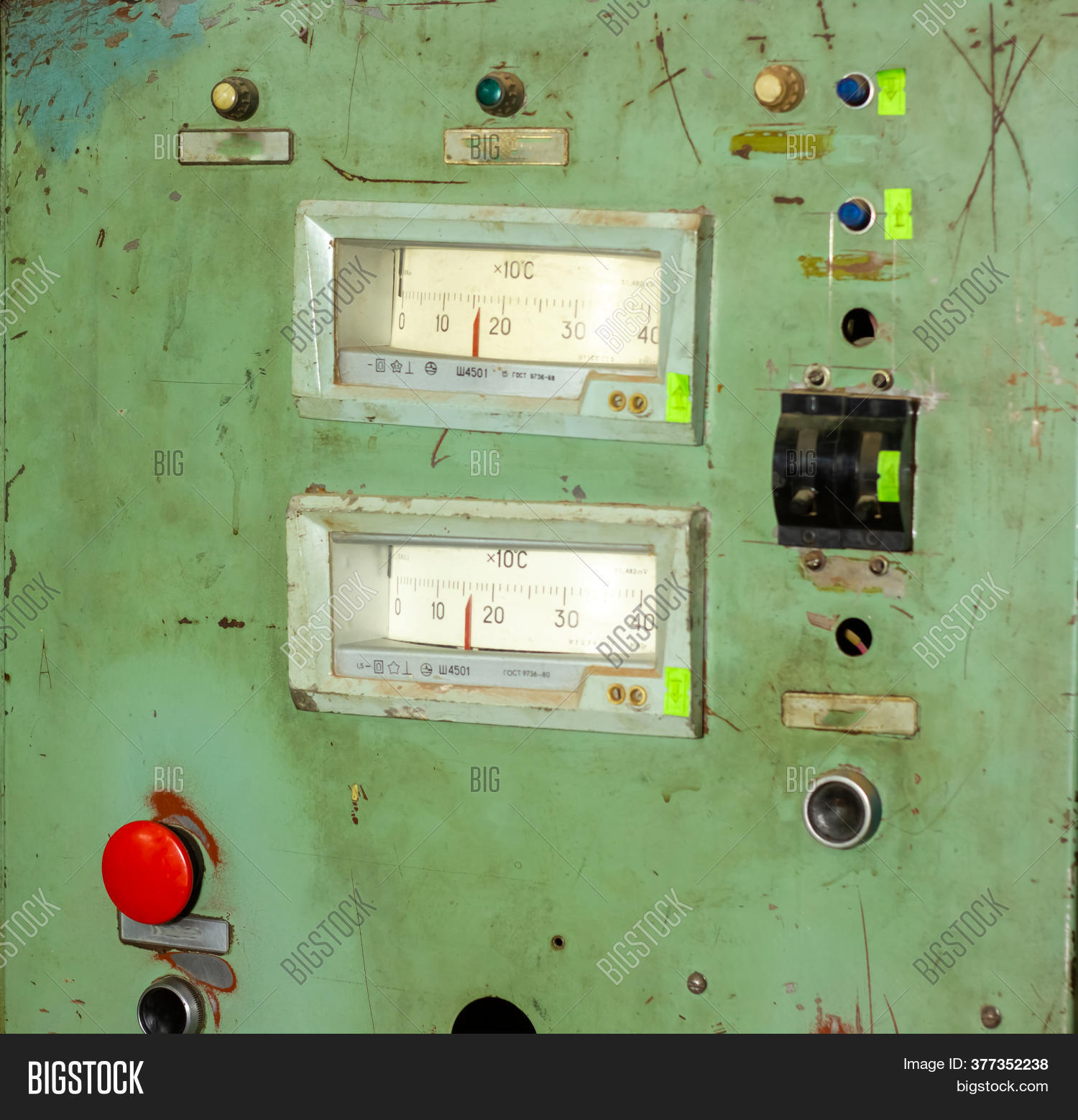 Old Electrical Panel, Image & Photo (Free Trial) | Bigstock