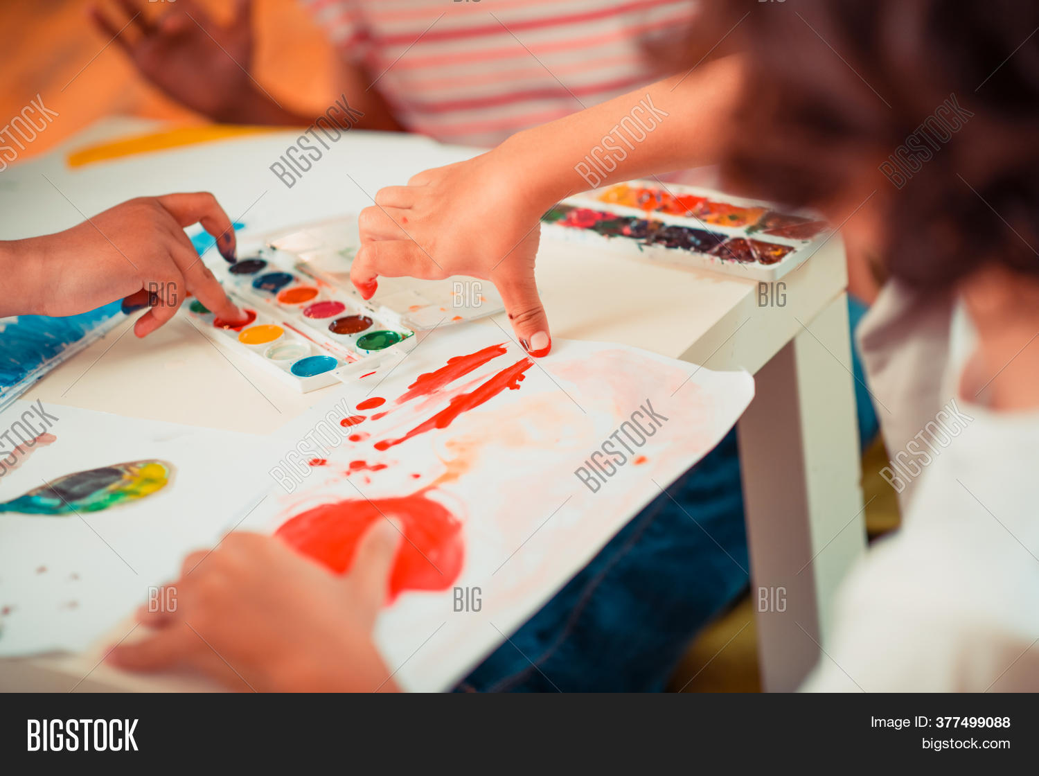 Kids Learning Paint Image & Photo (Free Trial) | Bigstock