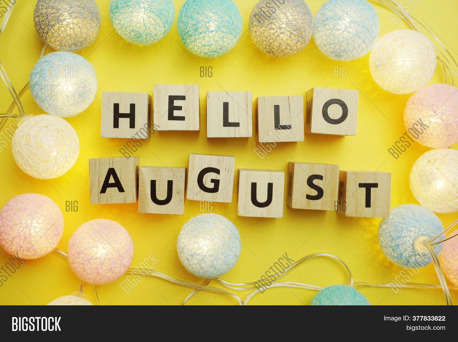 Hello August Alphabet Image & Photo (Free Trial) | Bigstock