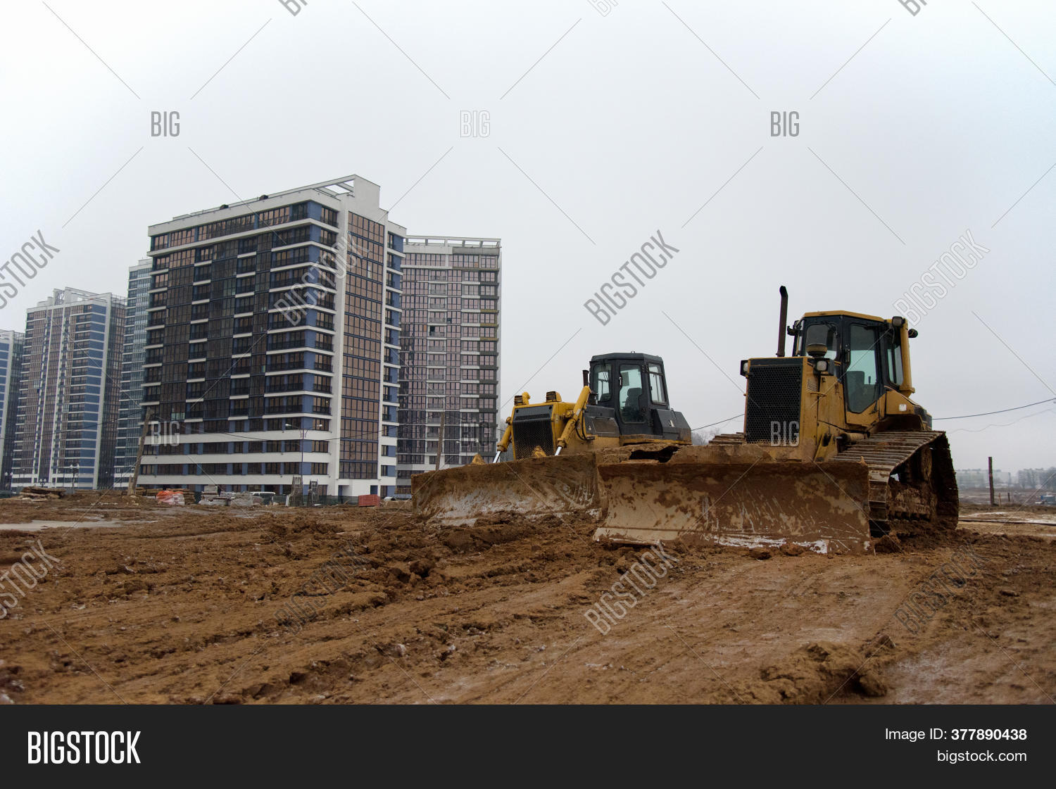 Group Dozers Buckets Image & Photo (Free Trial) | Bigstock