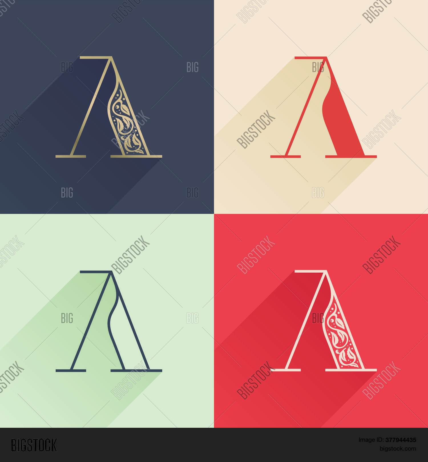 Classic Letter Logo Vector & Photo (Free Trial) | Bigstock