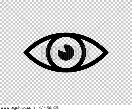 Eye Icon Black On Vector & Photo (Free Trial) | Bigstock