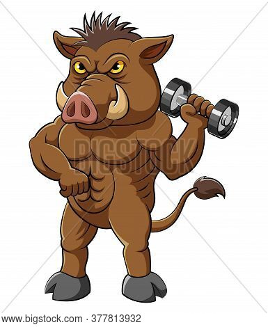 Strong Ferocious Boar Vector & Photo (Free Trial) | Bigstock