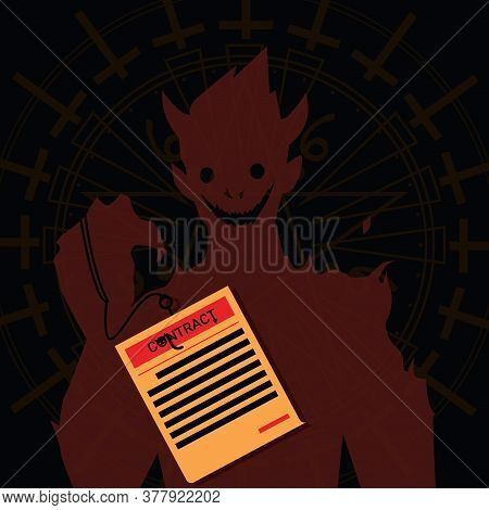 Devil Contract Vector & Photo (Free Trial) | Bigstock