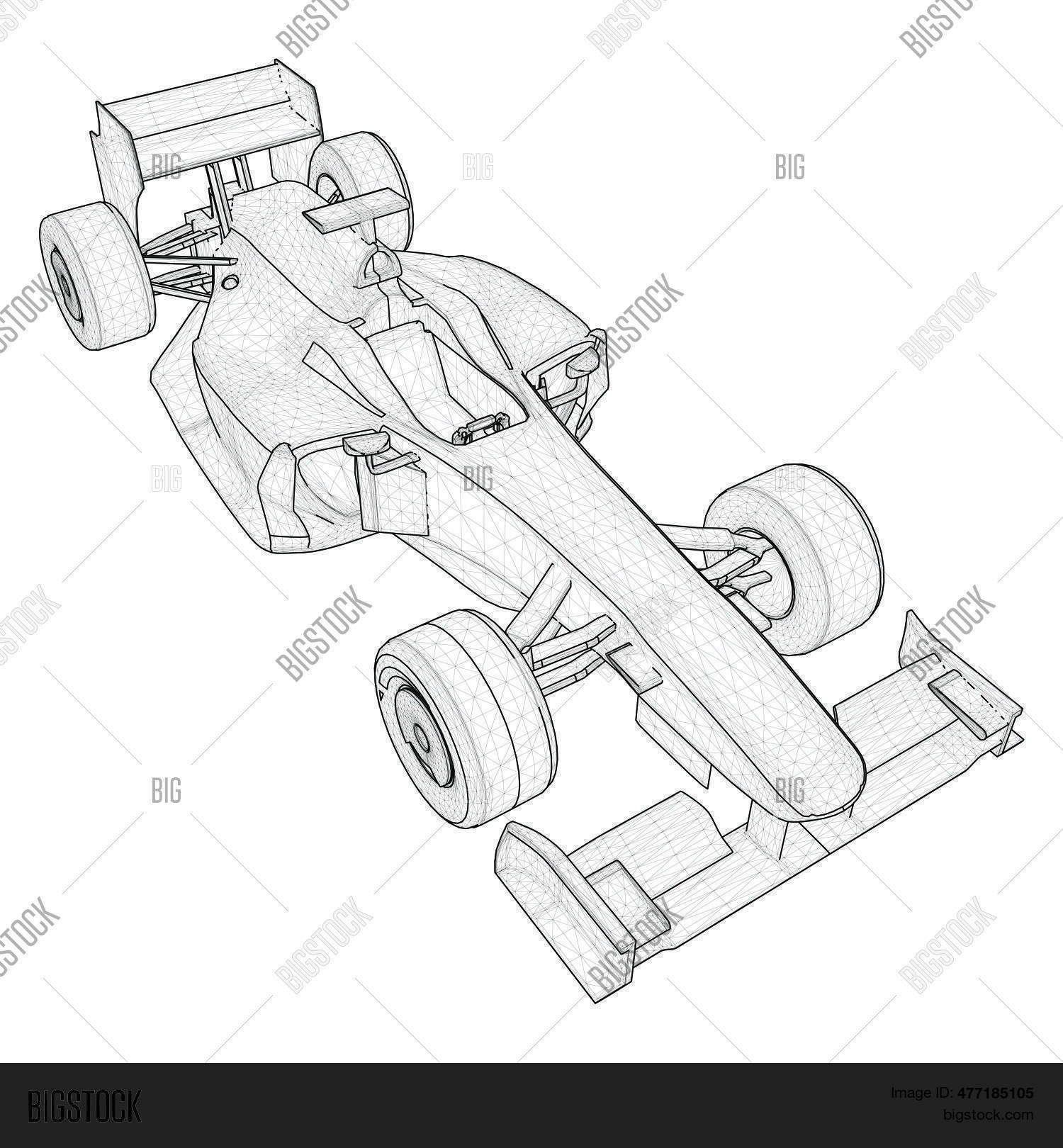 Race Car Vector. Vector & Photo (Free Trial) | Bigstock