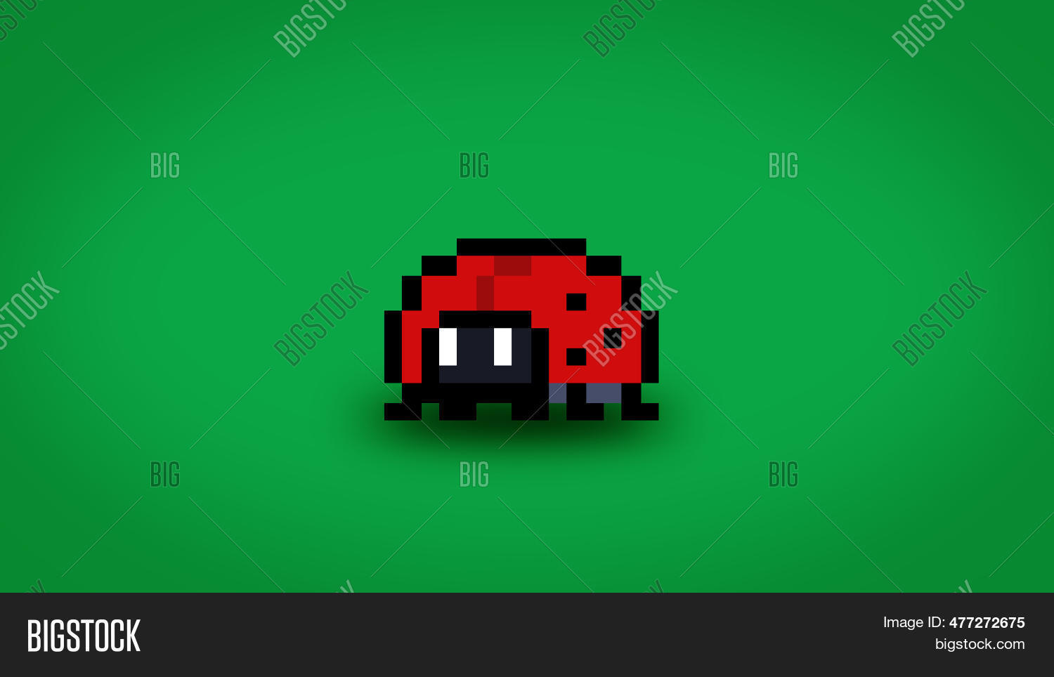 Cute Red 8 Bit Lady Image & Photo (Free Trial) | Bigstock