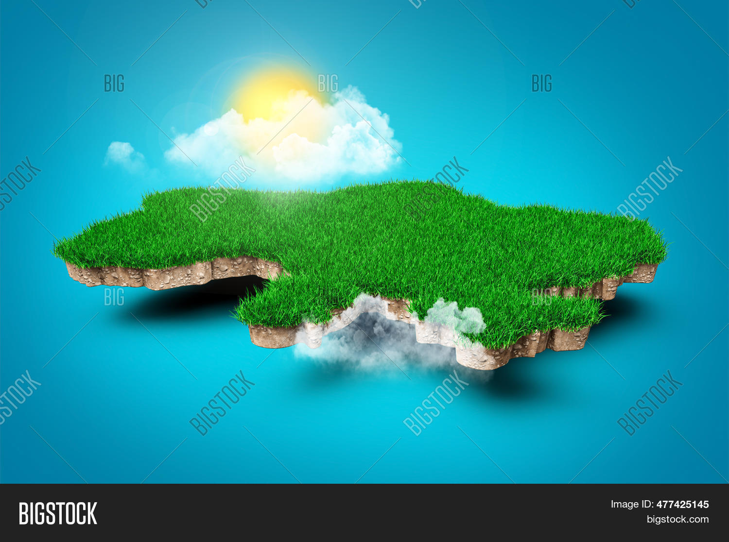 Ukraine Map Soil Land Image & Photo (Free Trial) | Bigstock