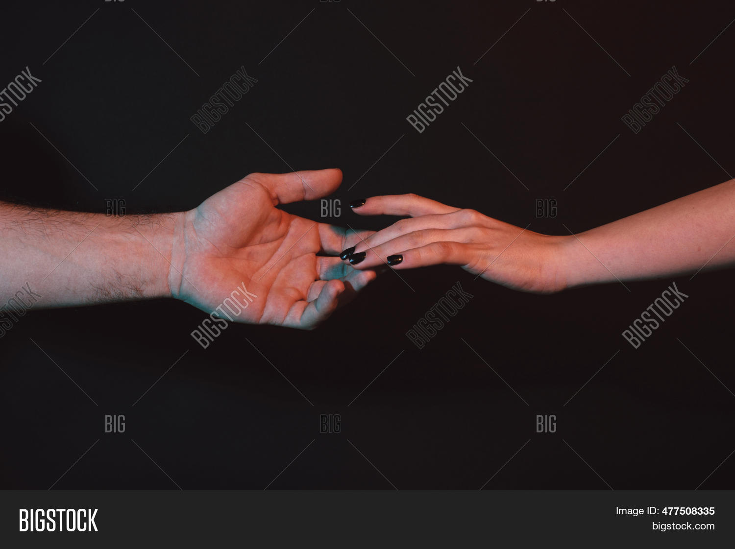 Reaching Touching Image & Photo (Free Trial) | Bigstock