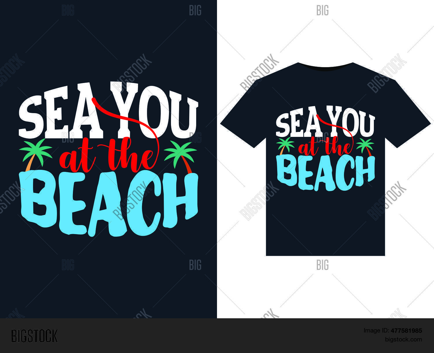 Sea You Beach Vector & Photo (Free Trial) | Bigstock