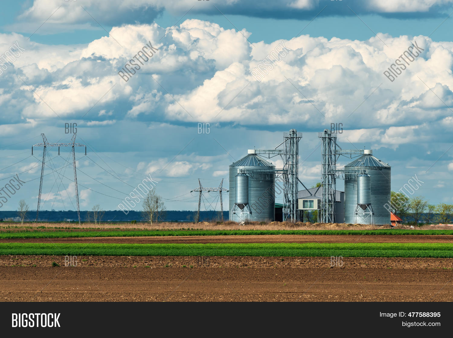 Granary Storage Tanks Image & Photo (Free Trial) | Bigstock
