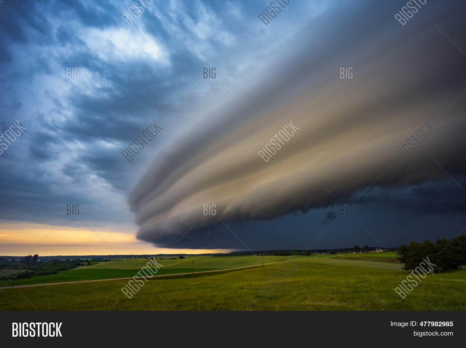 Angry Supercell Storm Image & Photo (Free Trial) | Bigstock