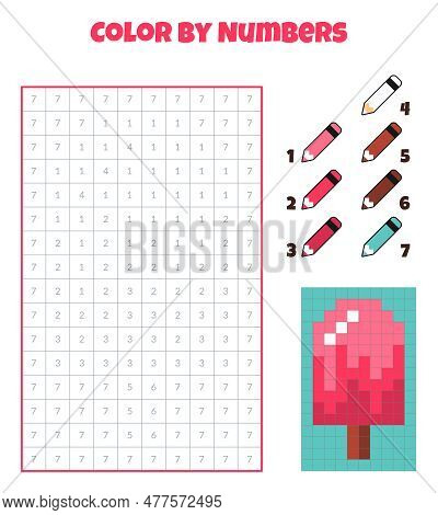 Color By Numbers. Vector & Photo (Free Trial) | Bigstock