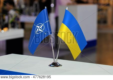 Flags Nato Ukraine Image & Photo (Free Trial) | Bigstock