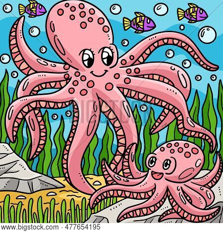 Small Octopus Clipart