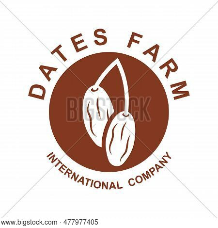 Dates Logo Food Vector & Photo (Free Trial) | Bigstock