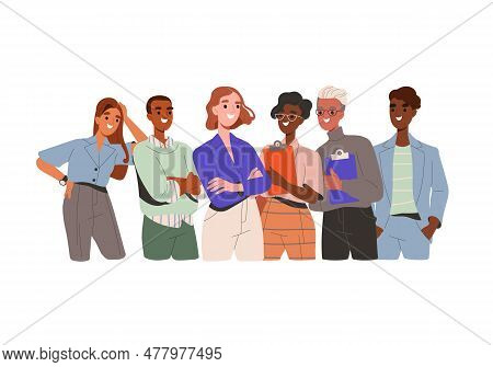 Happy Work Team. Vector & Photo (Free Trial) | Bigstock