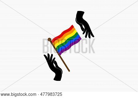 Hands Holdings Pride Vector & Photo (Free Trial) | Bigstock