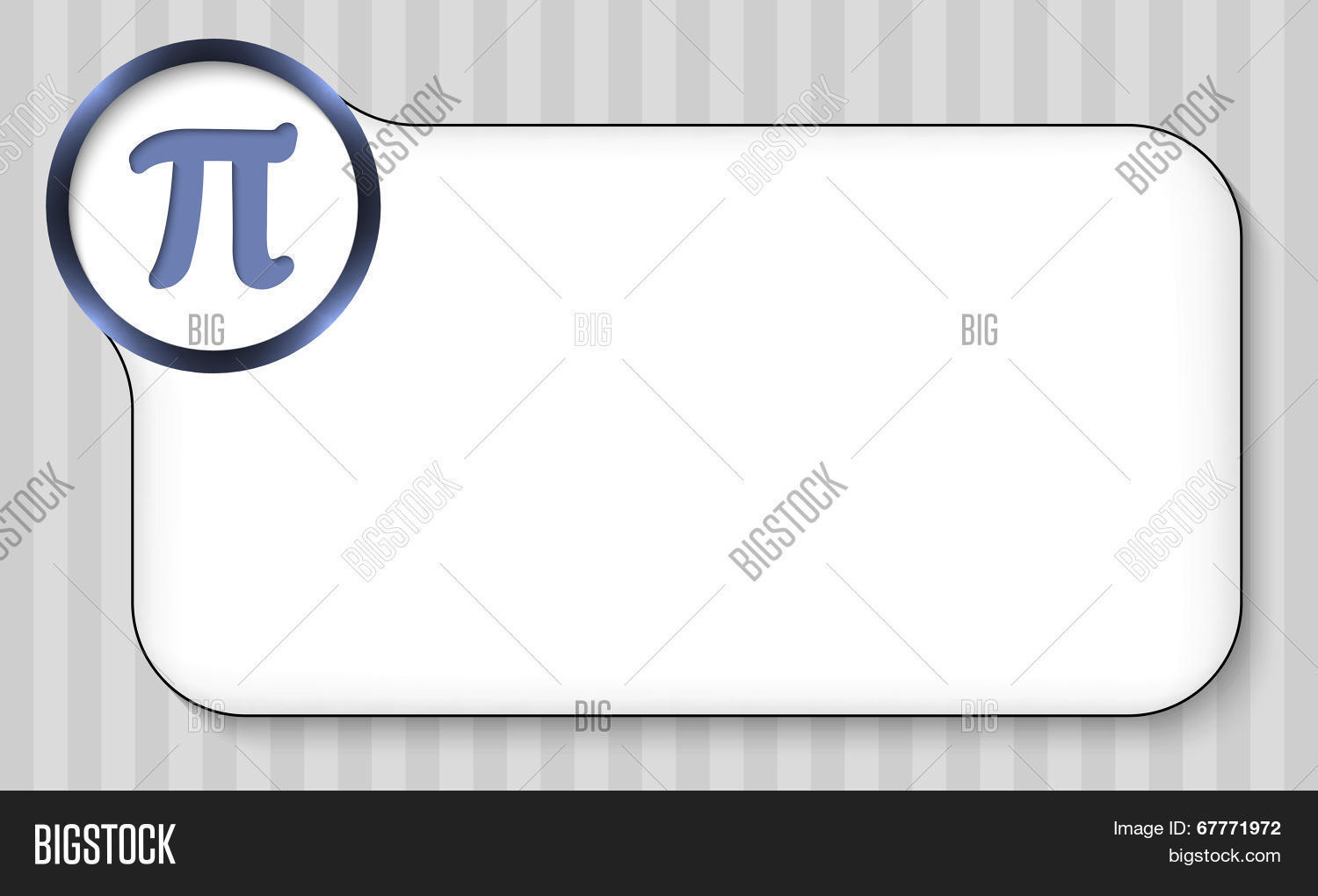 Frame Any Text Pi Vector & Photo (Free Trial) | Bigstock