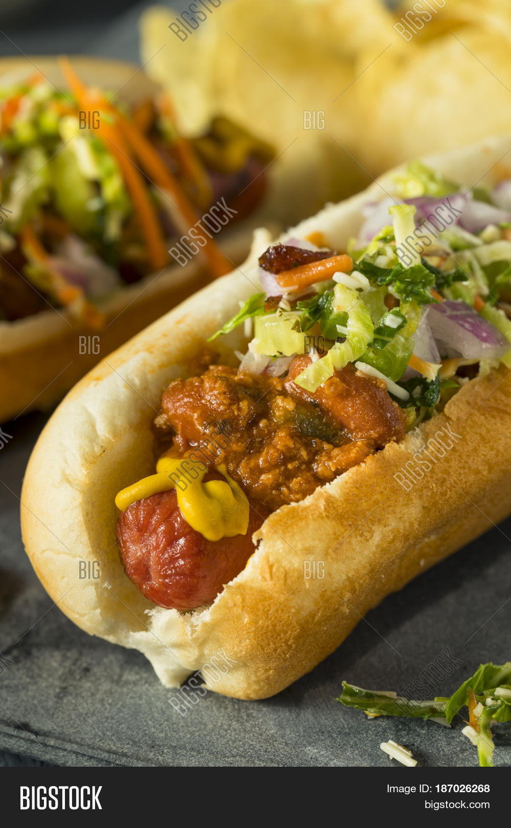 Homemade Slaw Hot Dog Image & Photo (Free Trial) | Bigstock