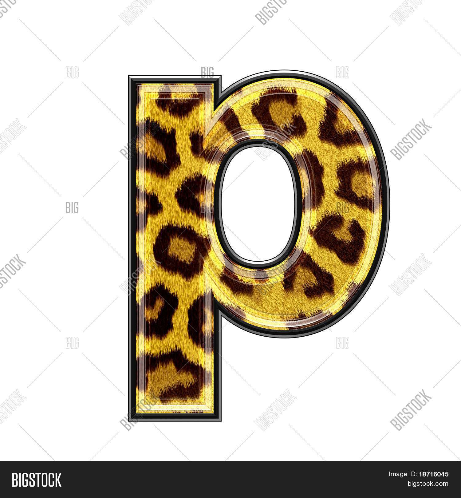 3d Letter Panther Skin Image & Photo (Free Trial) | Bigstock