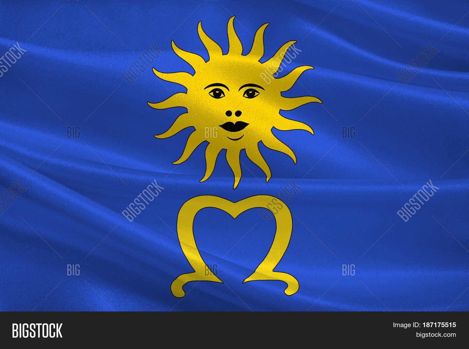 Flag Mende Commune Image & Photo (Free Trial) | Bigstock