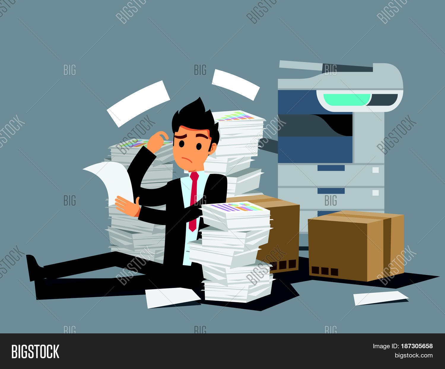 Overworked Vector & Photo (Free Trial) | Bigstock