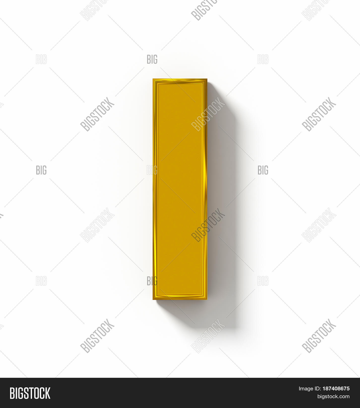 Letter 3D Golden Image & Photo (Free Trial) | Bigstock
