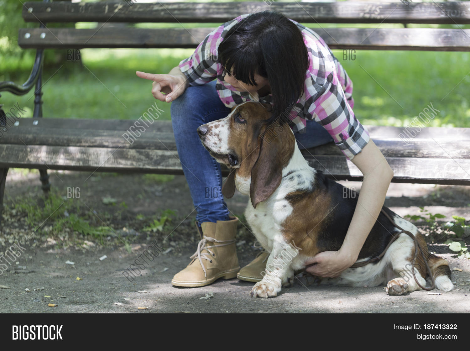 She Loves Dogs. Woman Image & Photo (Free Trial) | Bigstock