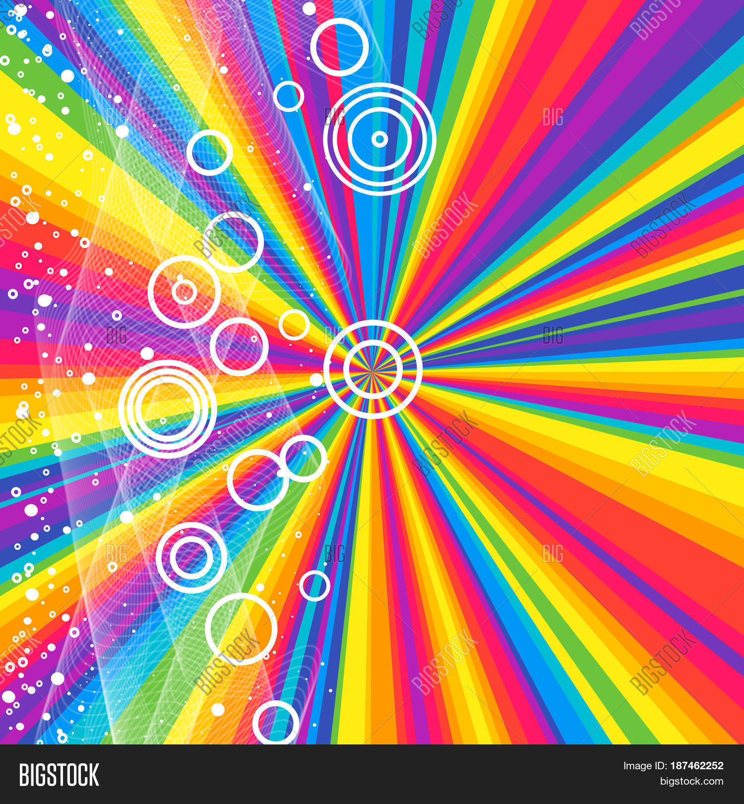 Rays Rainbow Striped Image & Photo (Free Trial) | Bigstock