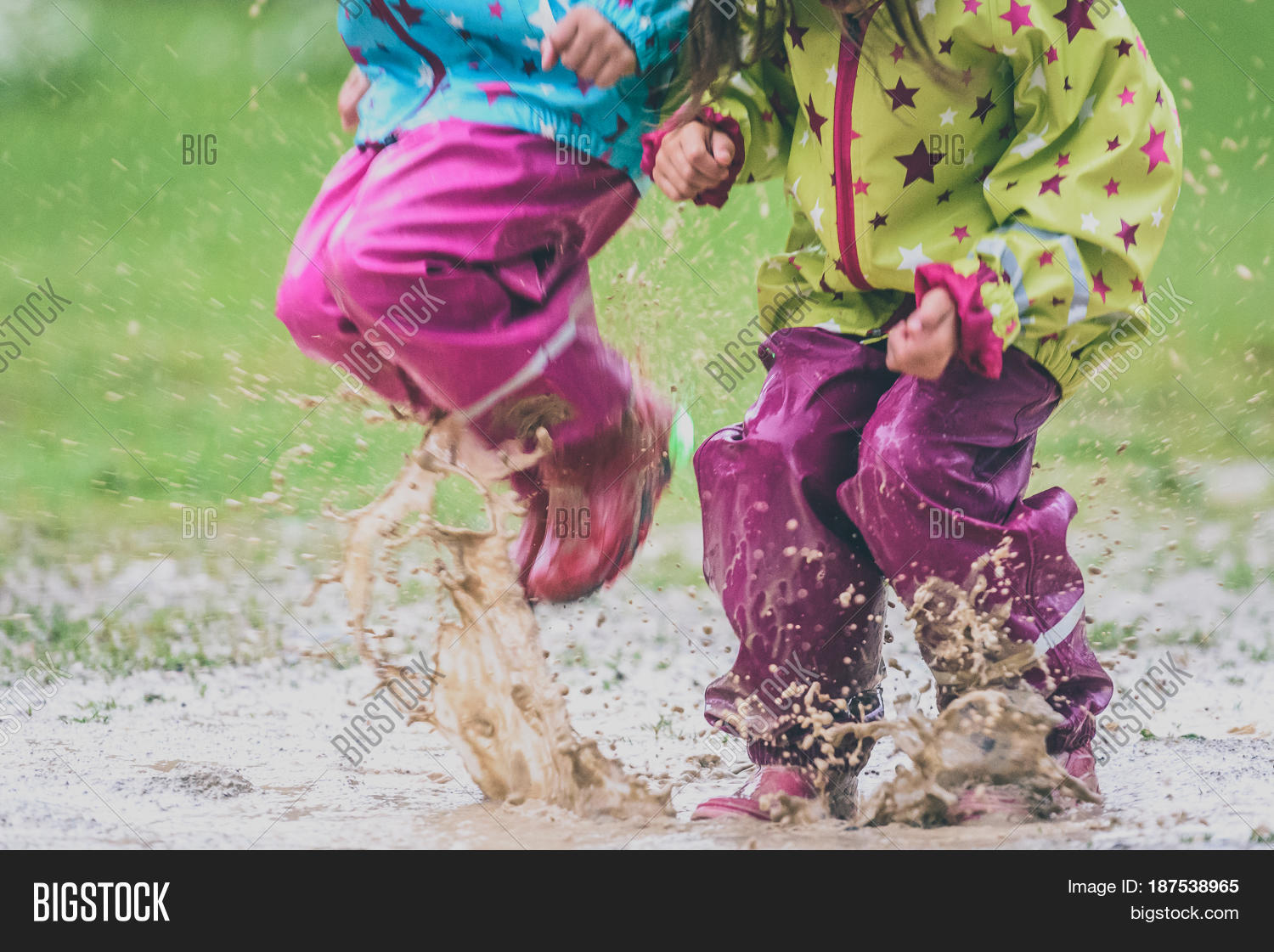 Children Rubber Boots Image & Photo (Free Trial) | Bigstock