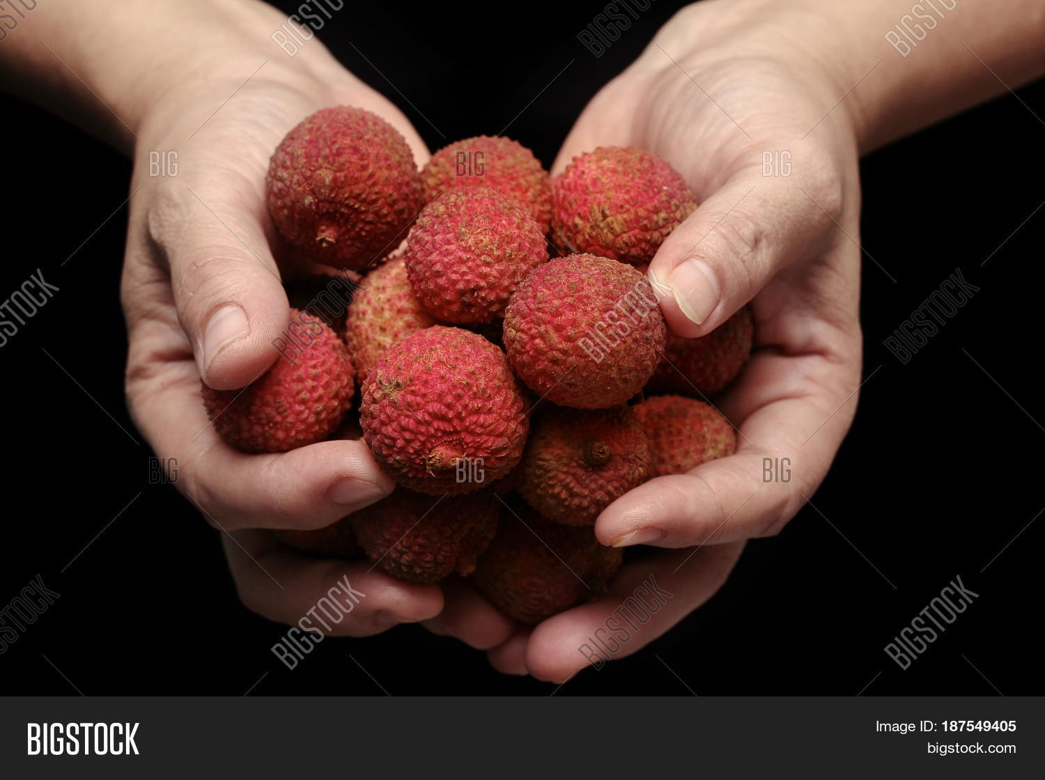 Delicious Lychee Hand Image & Photo (Free Trial) | Bigstock
