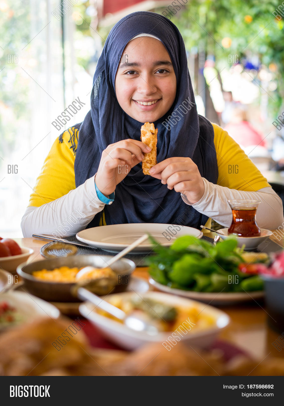Happy Muslim Girl Image & Photo (Free Trial) | Bigstock