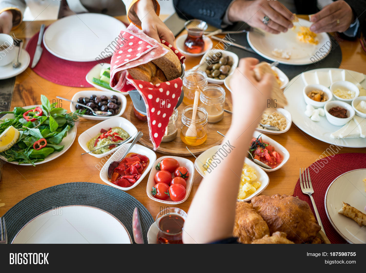 Beautiful Food Table Image & Photo (Free Trial) | Bigstock