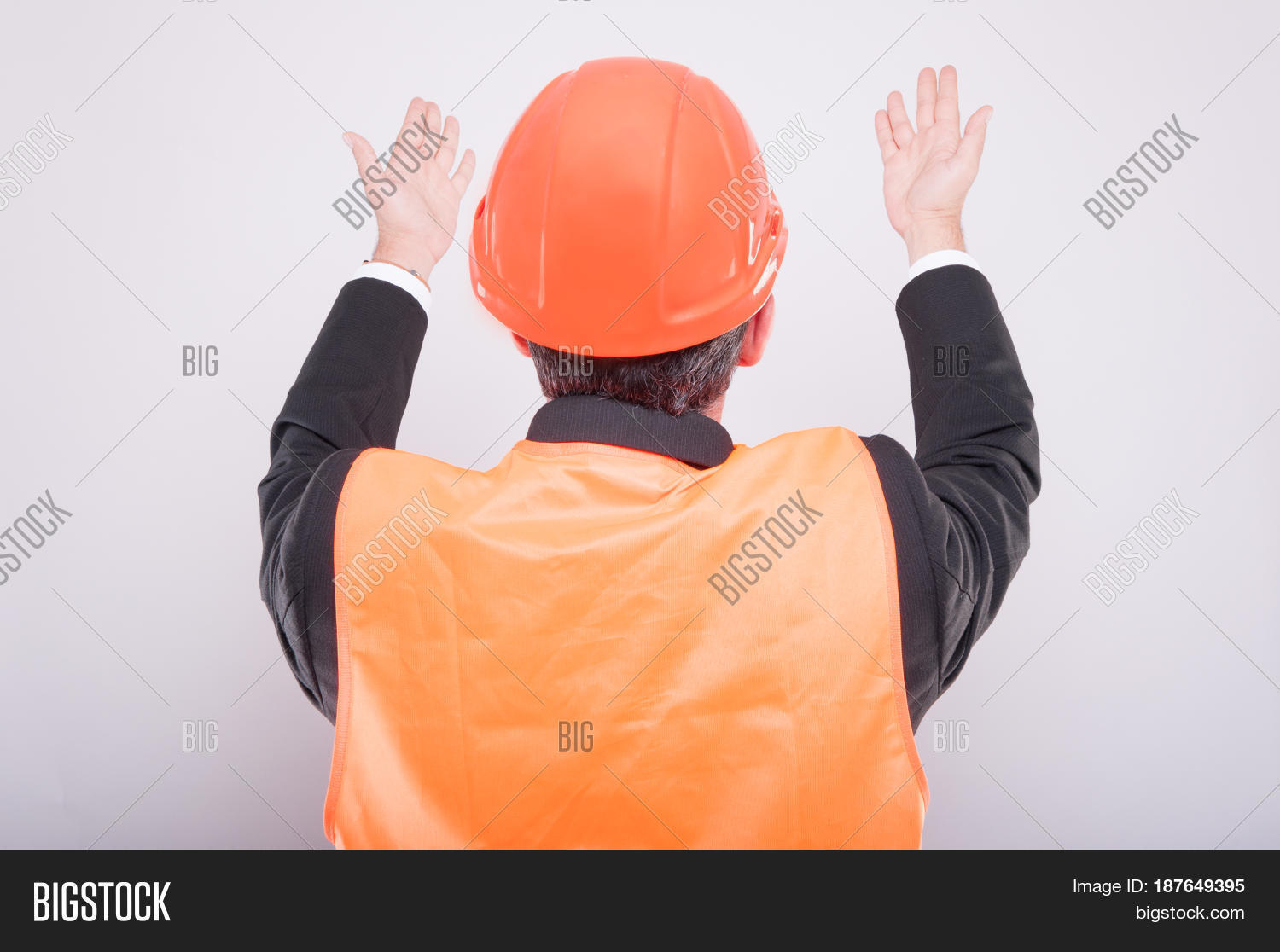 Back View Engineer Image & Photo (Free Trial) | Bigstock