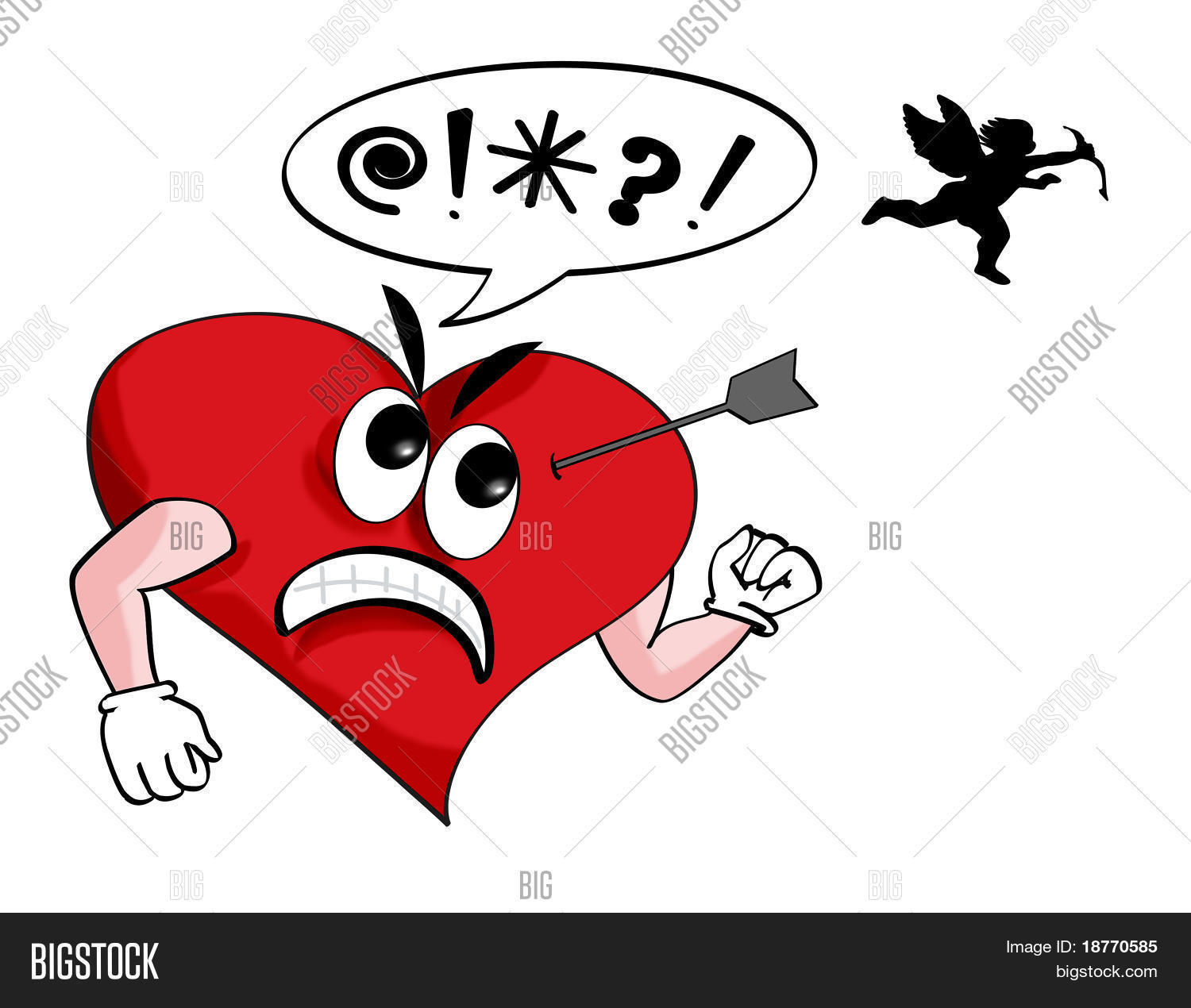 Illustration Mad Heart Image & Photo (Free Trial) | Bigstock