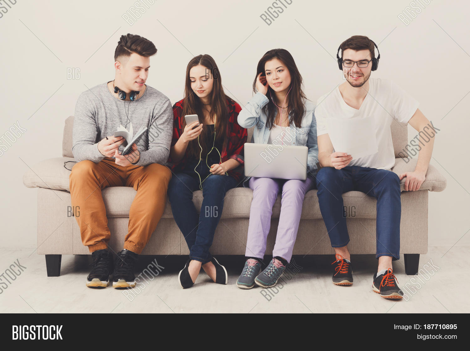 Friends Devices. Image & Photo (Free Trial) | Bigstock