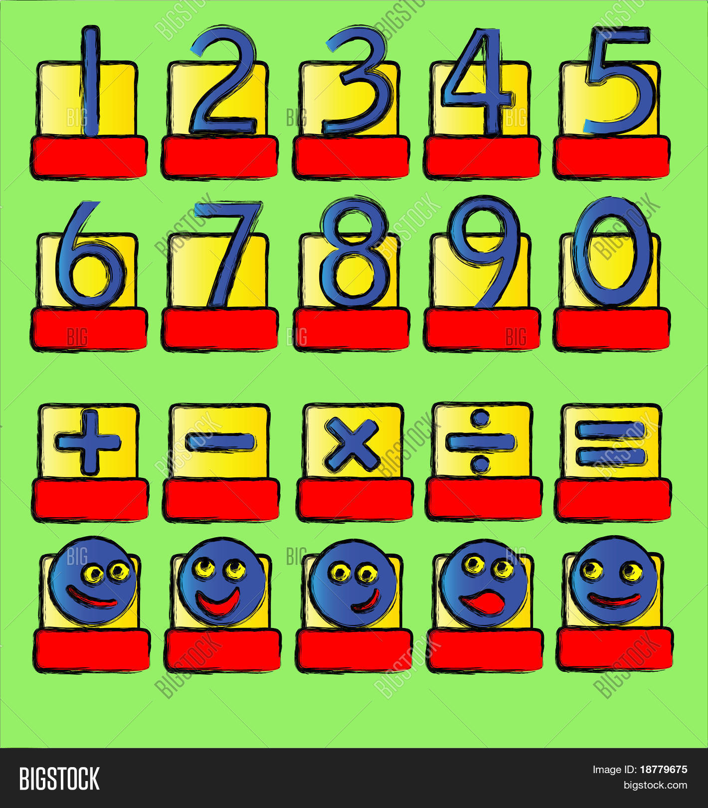 Illustration Numbers Image & Photo (Free Trial) | Bigstock