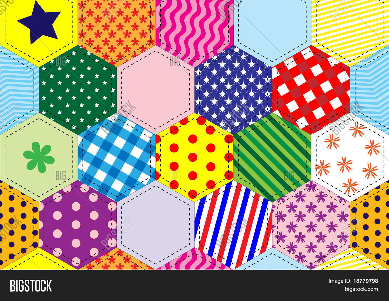 Illustration Patchwork Image & Photo (Free Trial) | Bigstock